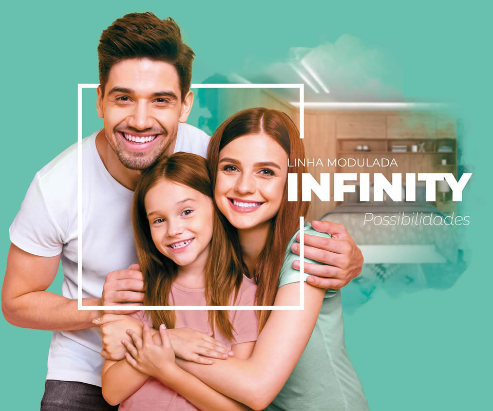 Linha modulada INFINITY – Móveis Castro